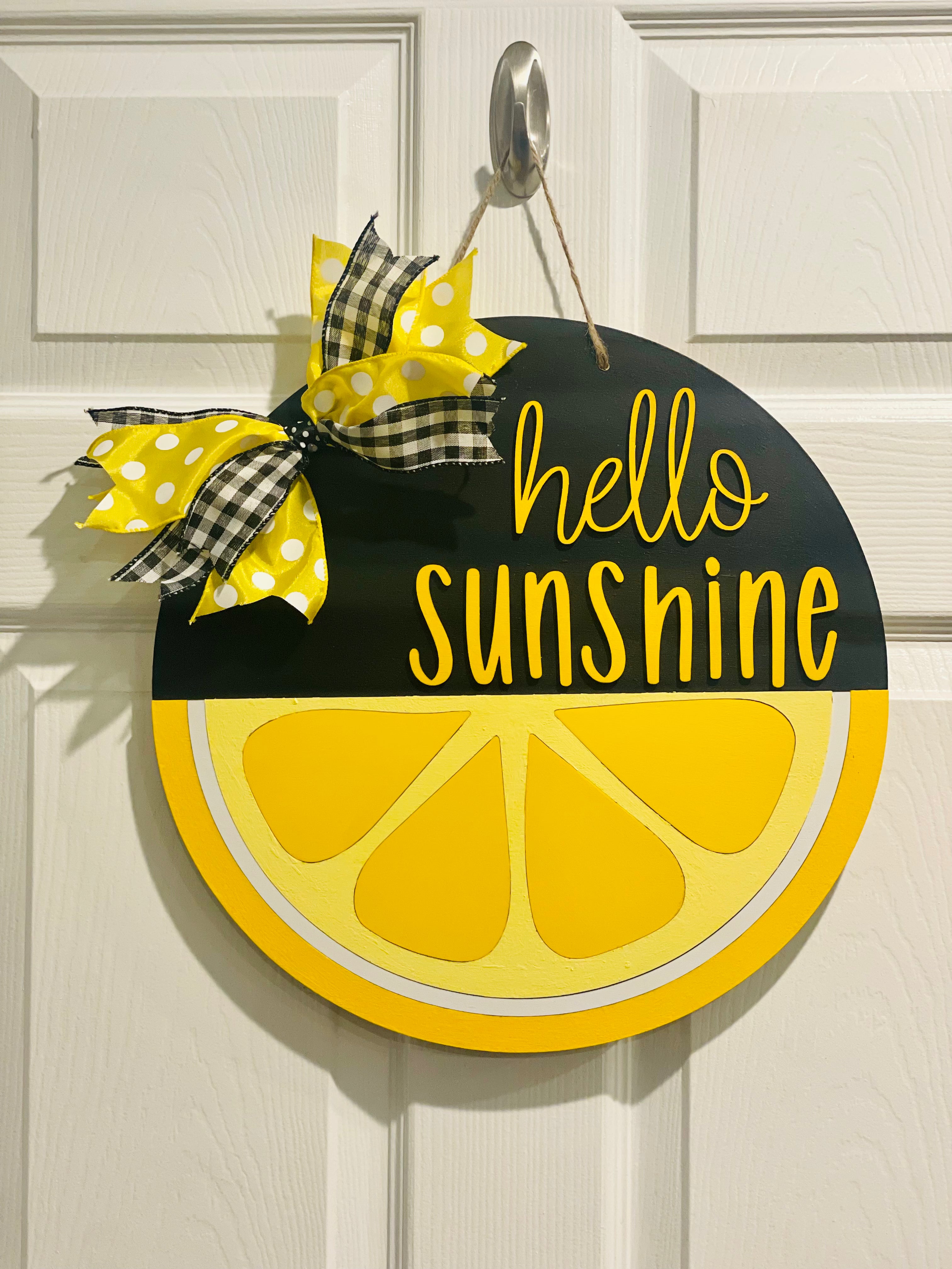 Hello Sunshine Door Sign – Eleven11 Treasures