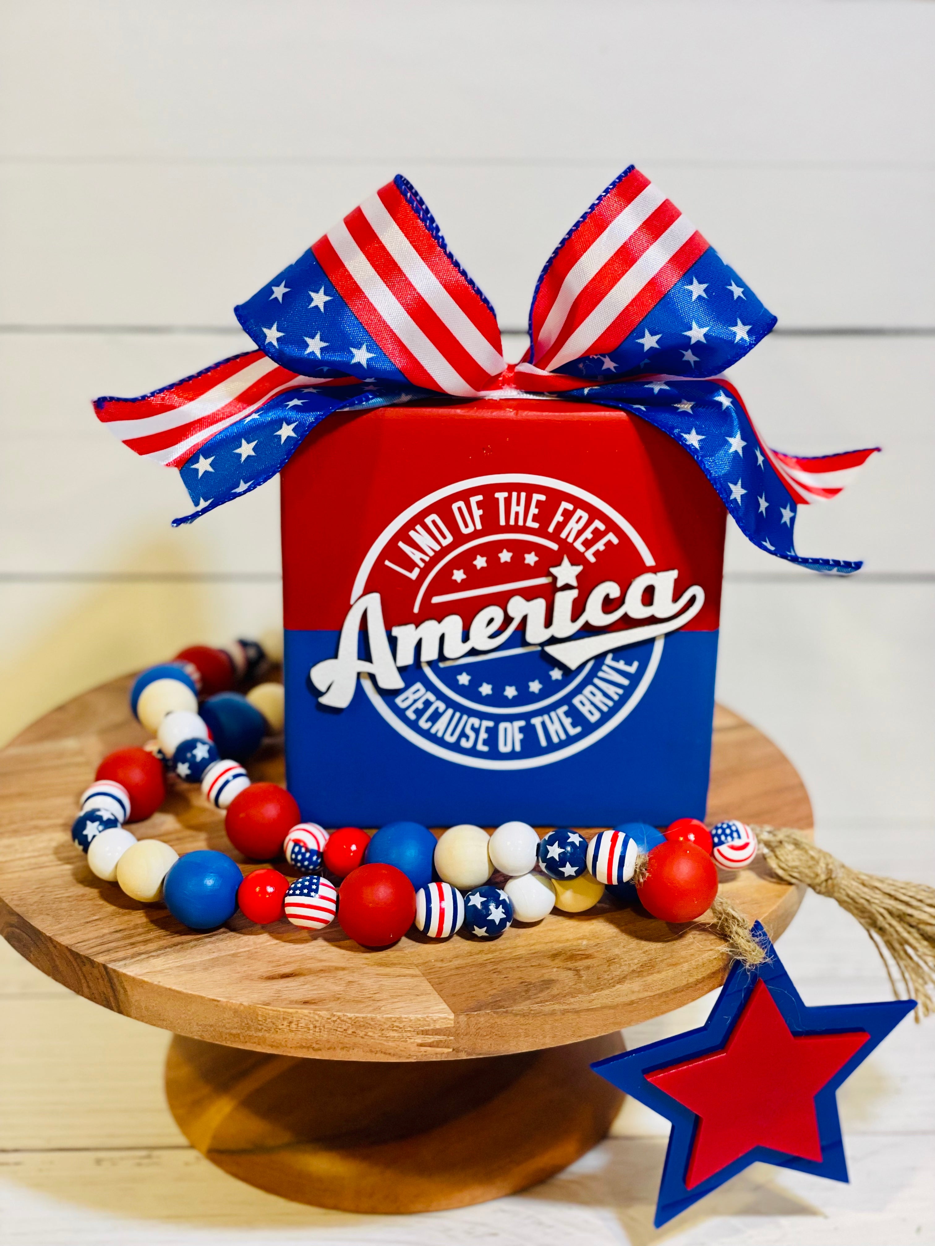 3D America Block – Eleven11 Treasures