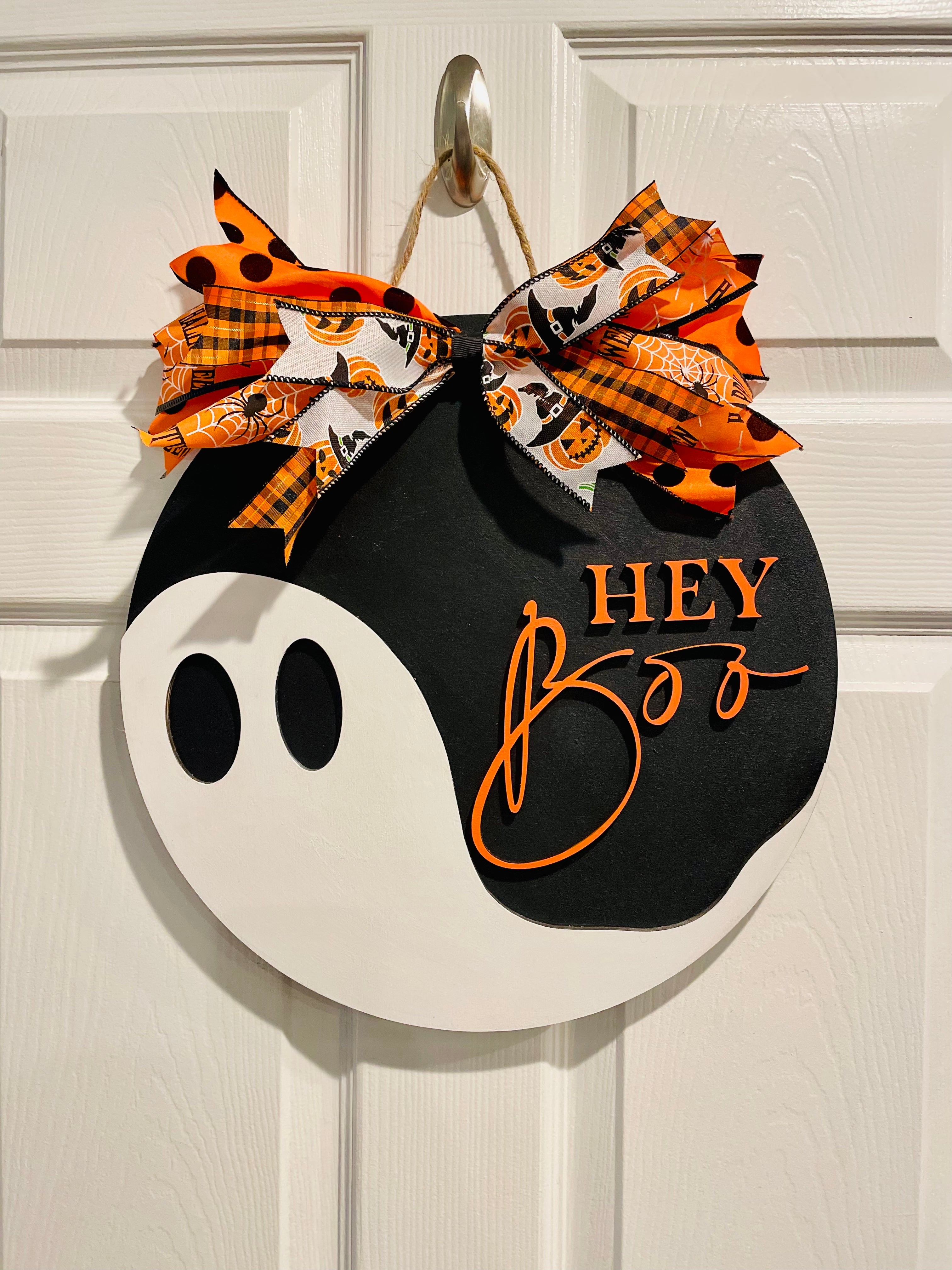 Hey Boo Door Sign – Eleven11 Treasures